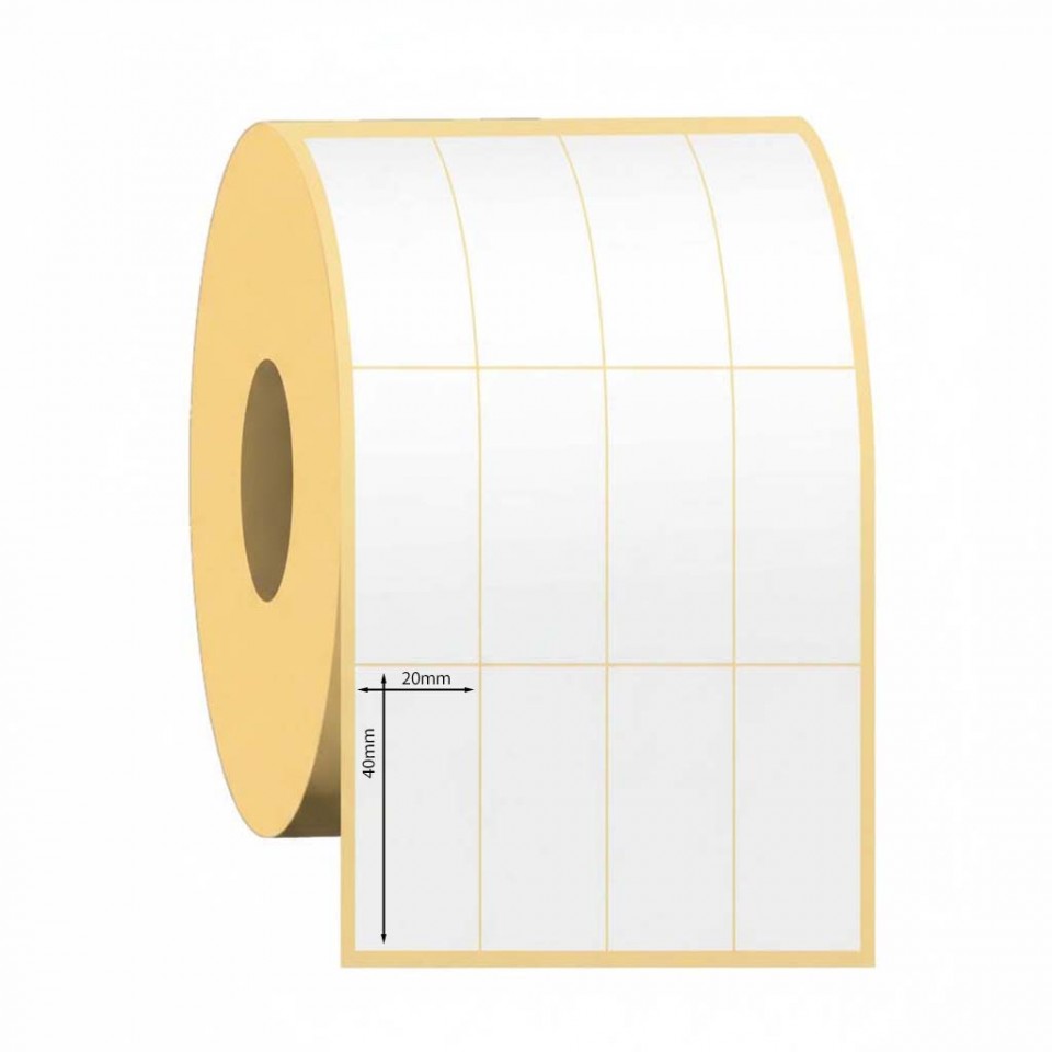 20X40 YANYANA 4'LÜ BİTİŞİK TERMAL BARKOD ETİKETİ - TAMRULO-263